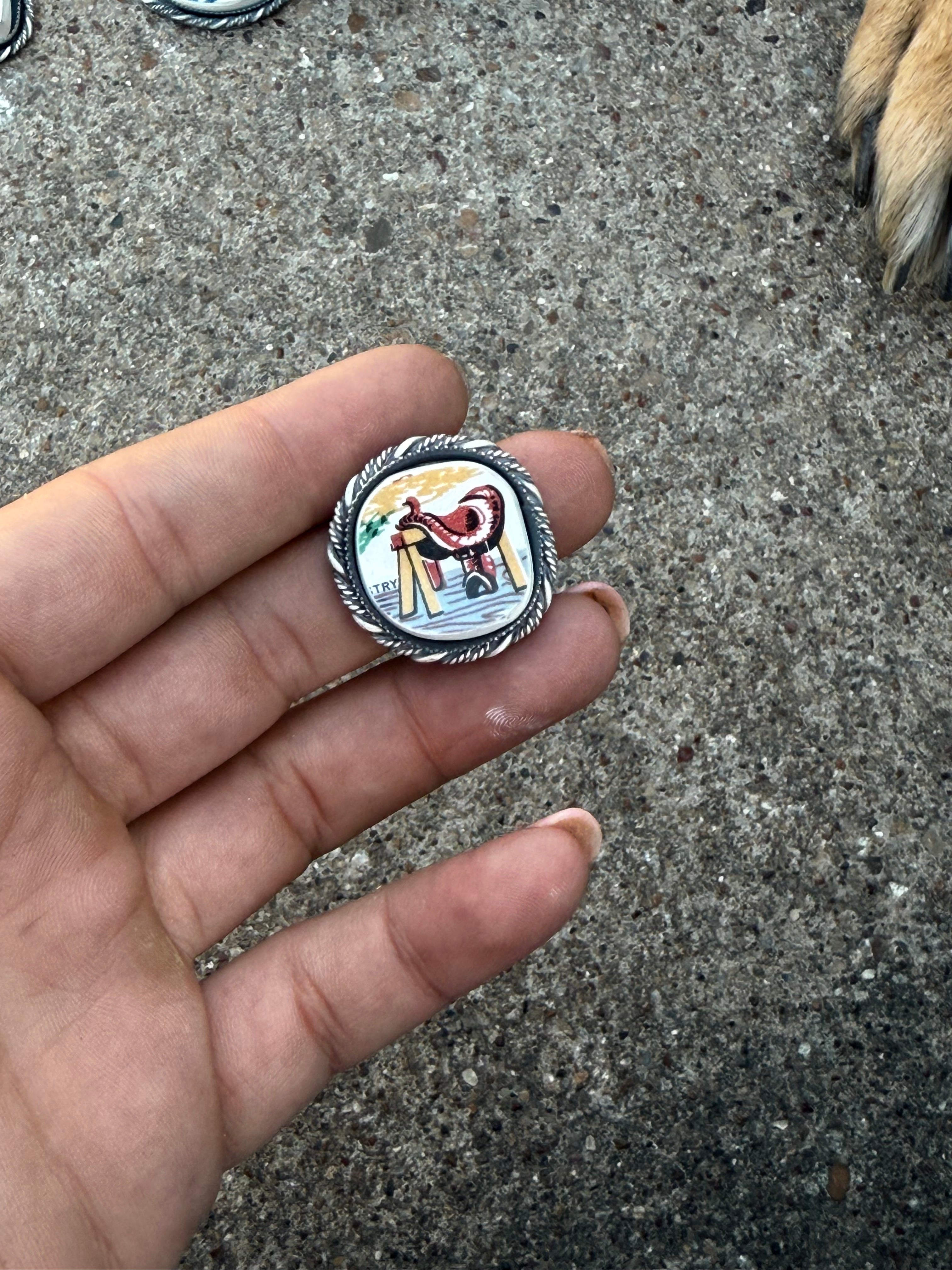 Ready to Finish Saddle – Snake Oil Turquoise